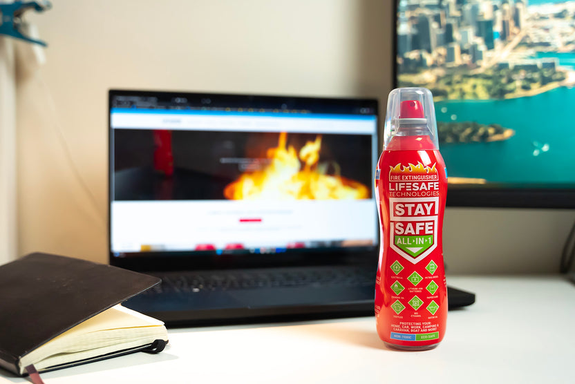 LifeSafe Technologies - The Stay Safe All-in-1 Fire Extinguisher