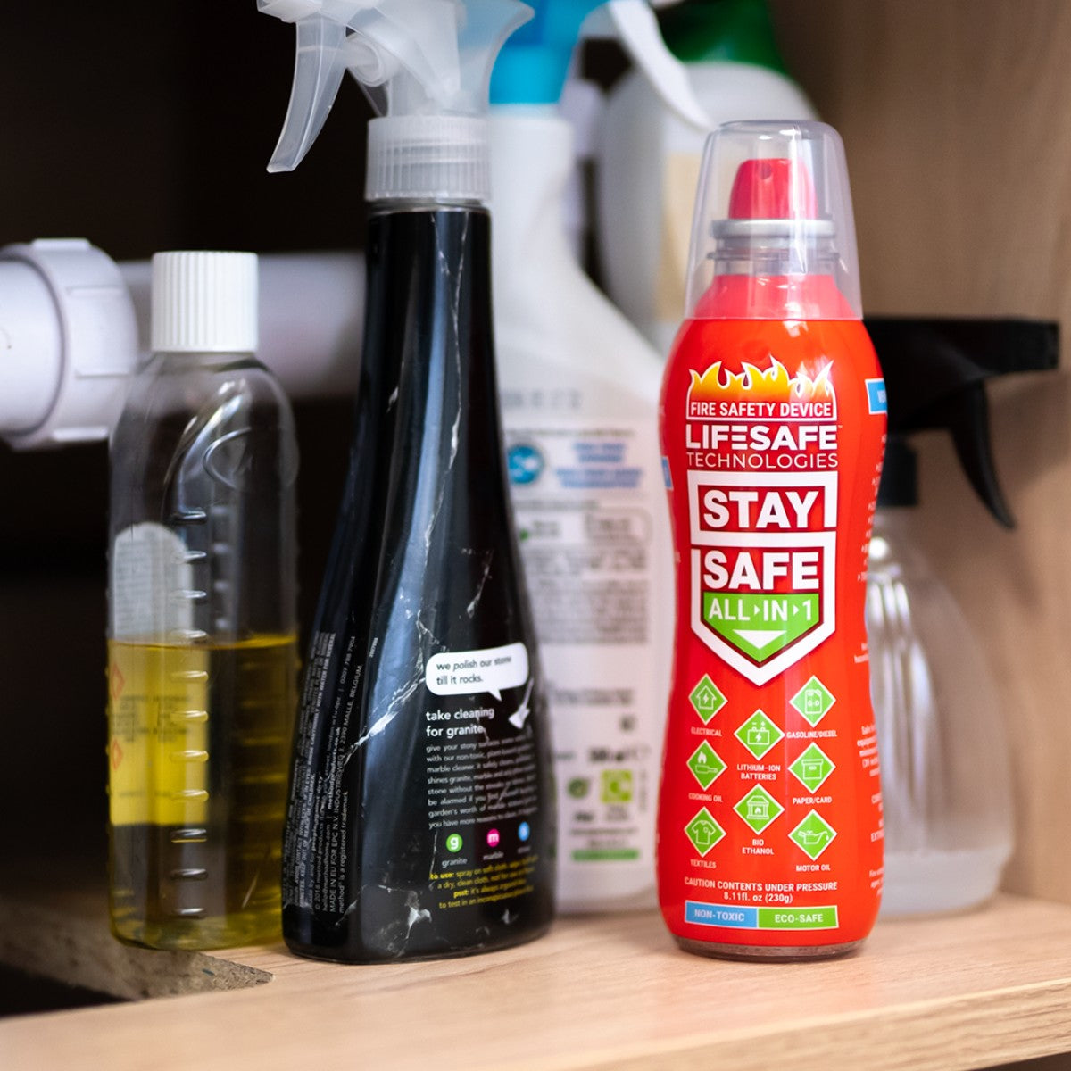 StaySafe All-in-1 Fire Extinguisher – LifeSafe Technologies